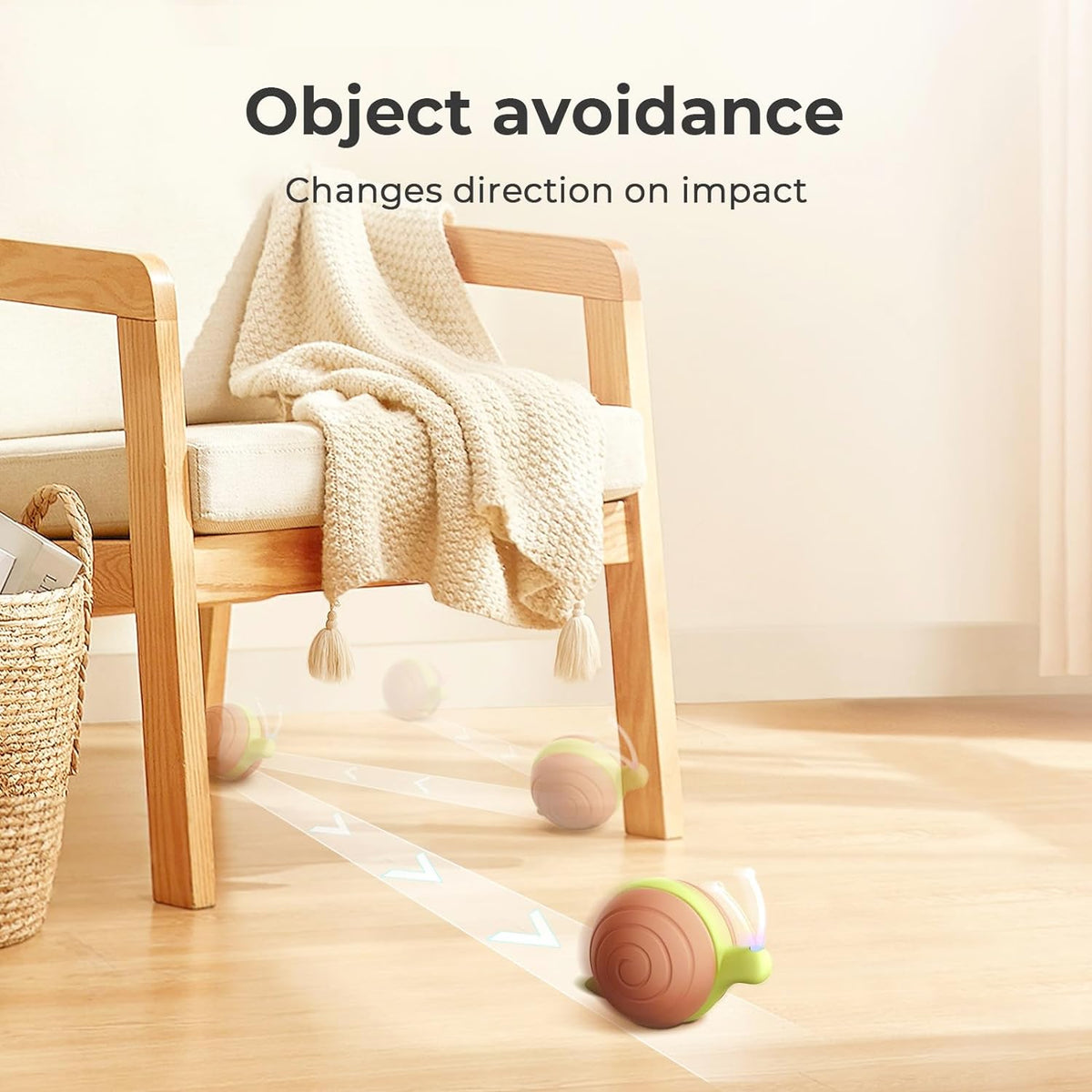 Cheerble Wicked Snail - Interactive Cat Toy for Indoor Cats – Sir ...